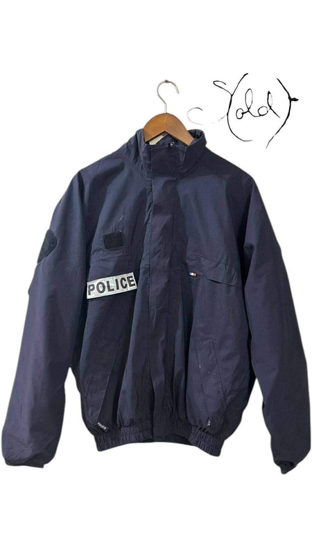 Authentic French Police Jacket - Rare Vintage Find